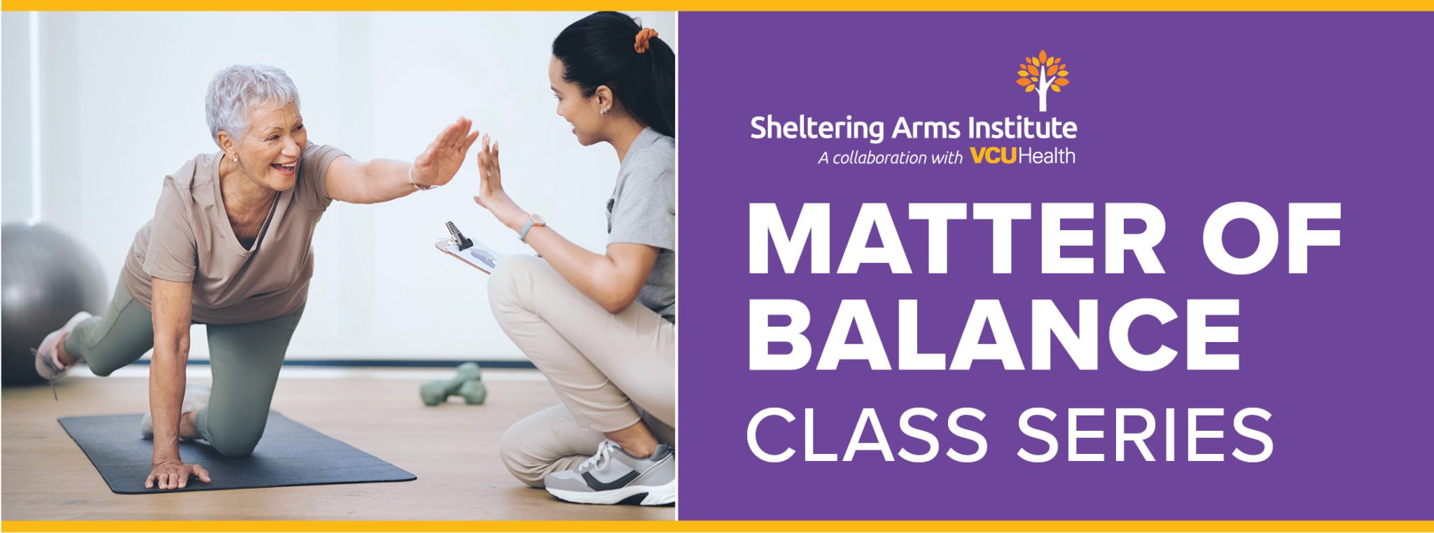Matter of Balance (Class Series) - Sheltering Arms Institute
